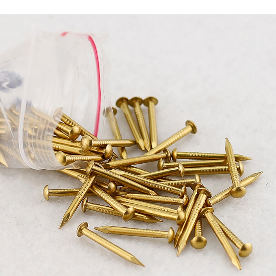 250g Solid Brass Panel Pins Nail,Picture Tacks,Hardboard M1.2/1.5/2/2.8 ...
