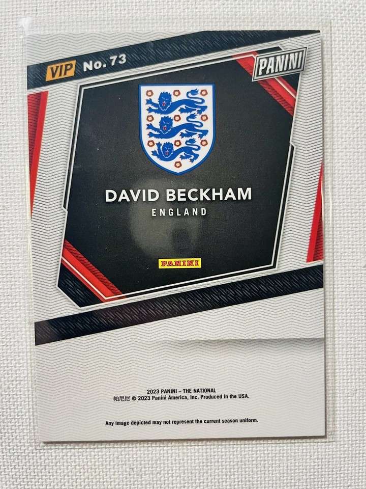 David Beckham 2023 Panini National VIP Gold Pack Base Card #73 | eBay