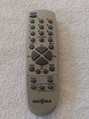Insignia Remote Control Light Gray 076N0DW180 Tested & Working | eBay