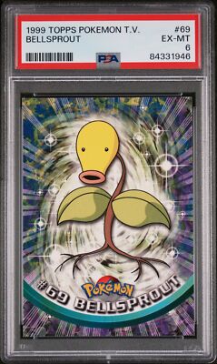 1999 Topps Pokemon TV #69 Bellsprout - PSA 6 | eBay