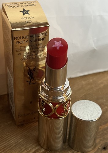 YSL Yves Saint Laurent Volupte Rock 'nShine GLITTTER STAR Lipstick 8 ...