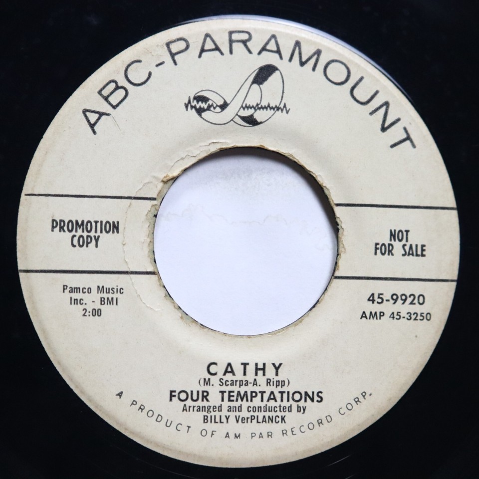 FOUR TEMPTATIONS - ROCK AND ROLL BABY / CATHY - DOO WOP 45 *PROMO* | eBay