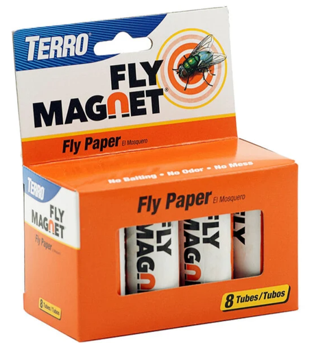TERRO T518 Fly Magnet Sticky Fly Paper Fly Trap, 8 pack | eBay