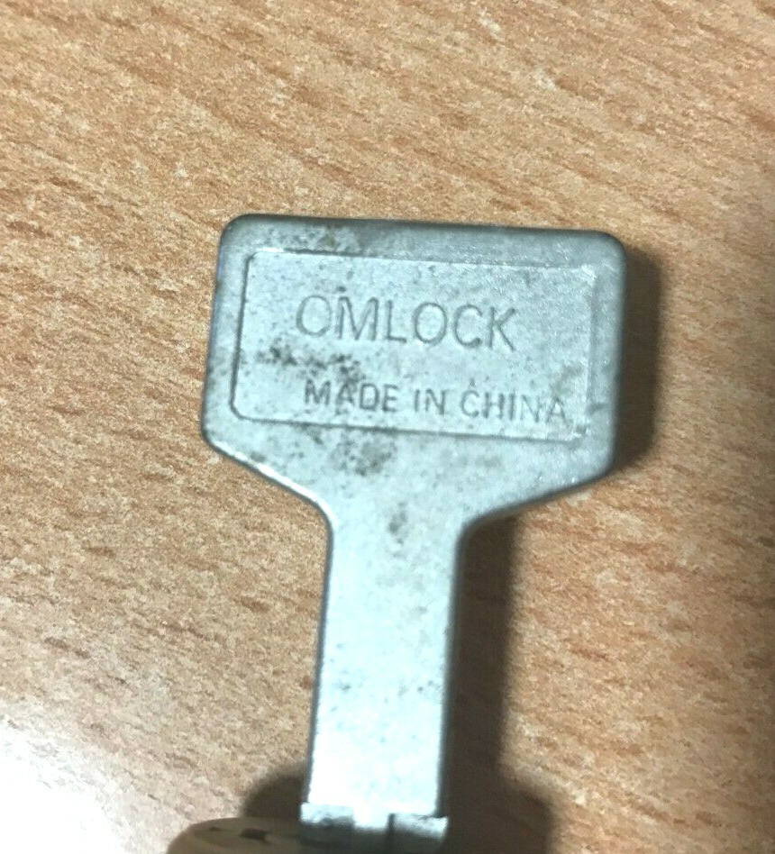 OEM Pachinko Pinball Machine OMLOCK Door Lock Cylinder & Key 1.25 ...