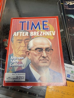 MAGAZINE TIME NOV 22. 1982 AFTER BREZHNEV ANDROPOV TAKES COMMAND | eBay