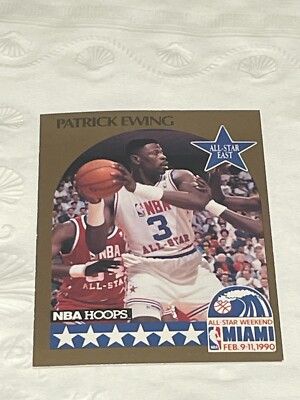 1990-91 NBA Hoops #4 Patrick Ewing New York Knicks All Star | eBay