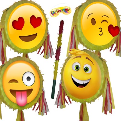 Emoji Pinata smash Birthday Party smileys smiley face emoticons moji ...
