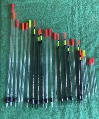 22 x Drennan Loaded / Unloaded Crystal / Visi Wag : Waggler Floats ...