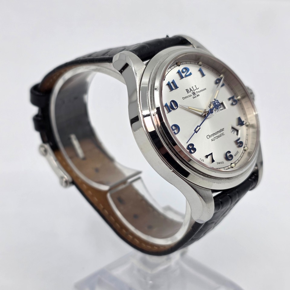 Ball Trainmaster Cleveland Express Stainless Steel Watch NM1058D | eBay