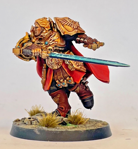 Warhammer 40k Adeptus Custodes Blade Champion Pro Painted | eBay