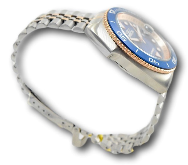 Invicta Pro Diver Sea Wolf Automatic Men's 47mm Rose Gold Blue Dial ...