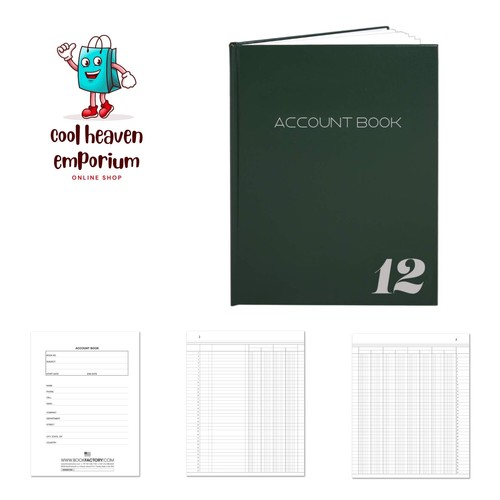 6 or 12 Column Ledger Book/Account Book/Accounting/Notebook 12 Twelve ...