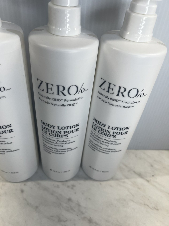Lot of 3 Gilchrist & Soames Zero% 15oz Body Lotion Naturally KIND FREE ...
