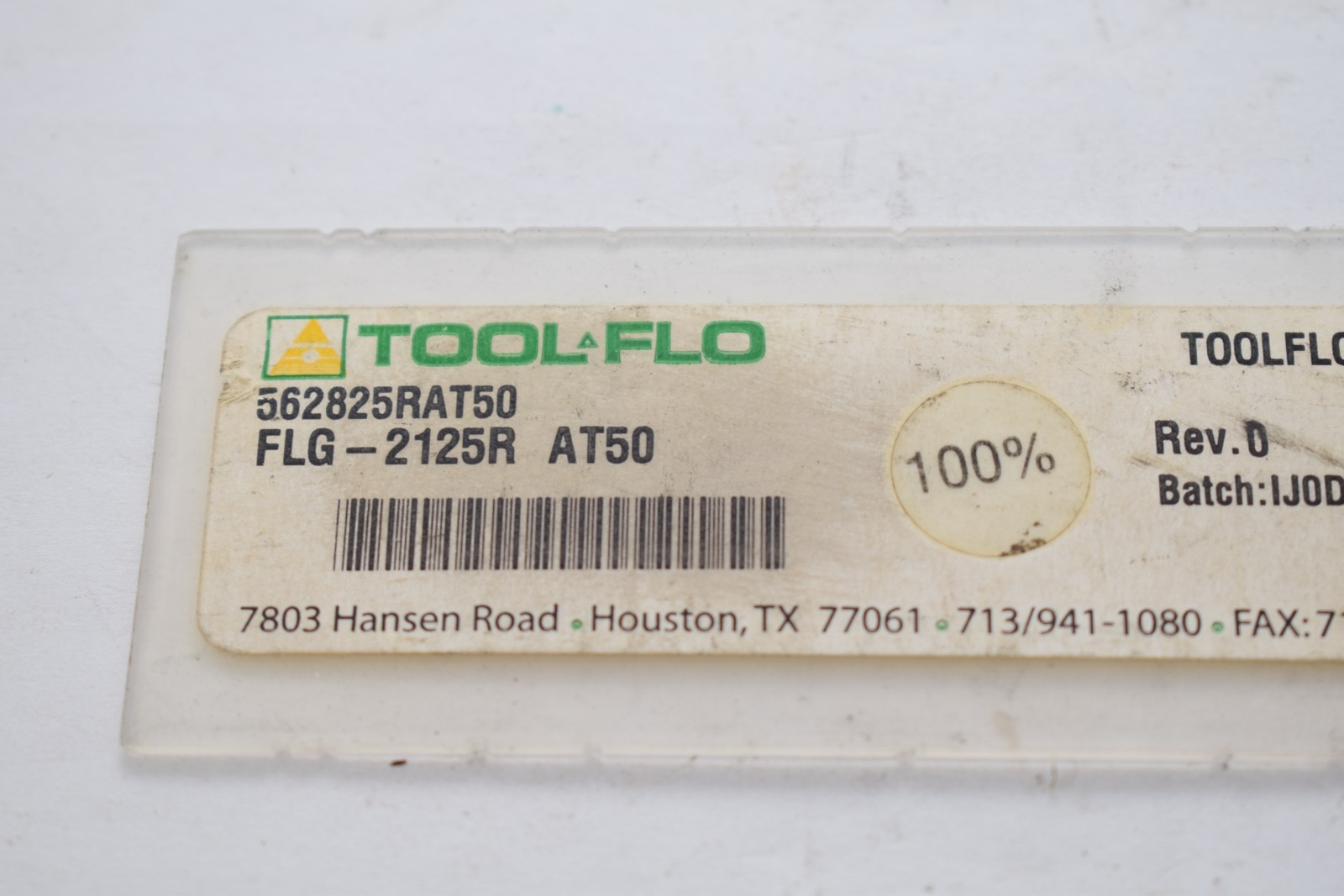 Pack of 11 NEW Tool-Flo FLG-2125R Grade AT50 Carbide Grooving Insert | eBay
