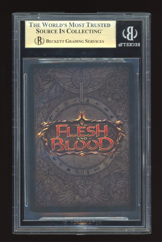 2019 Flesh and Blood FAB Enlightened Strike Alpha Rainbow Foil - BGS 9. ...