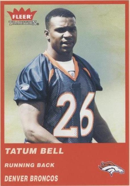 2004 Fleer Tradition - Tatum Bell #334 (RC) for sale online | eBay