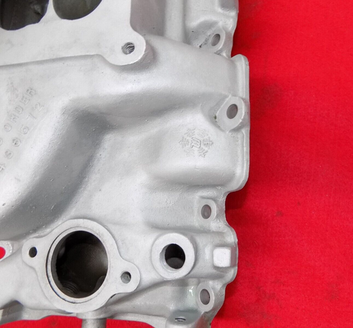 Aluminum Intake Manifold BBC GM 3885069 L78 L88 Camaro Nova Chevelle ...