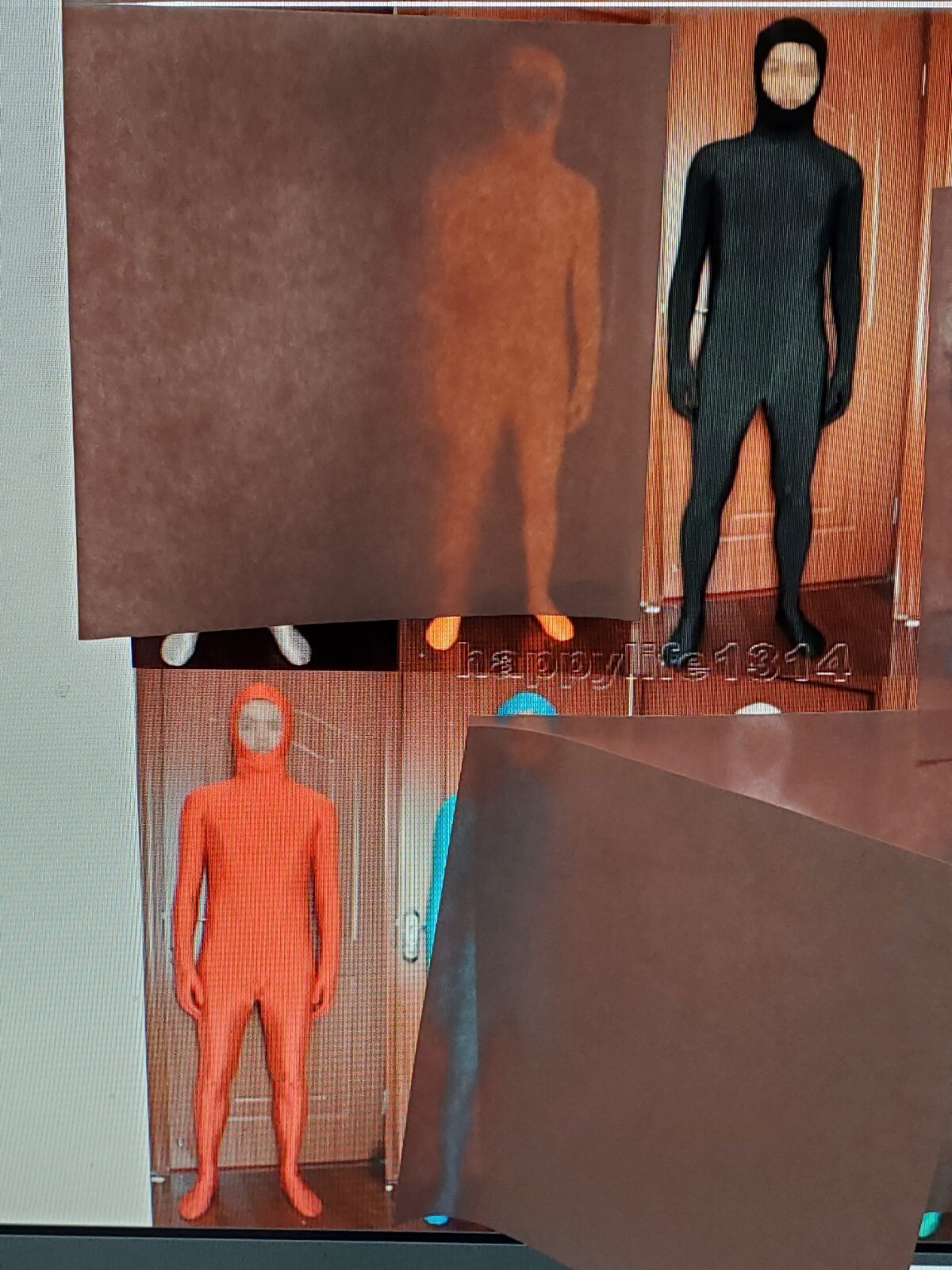 NWOT Morphsuit Morph Suit UNISEX M Spandex Open Face Costume pick RED ...