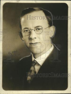 1924 Press Photo Dr. Harry L. Fisher Dir. of Research at B.F. Goodrich ...