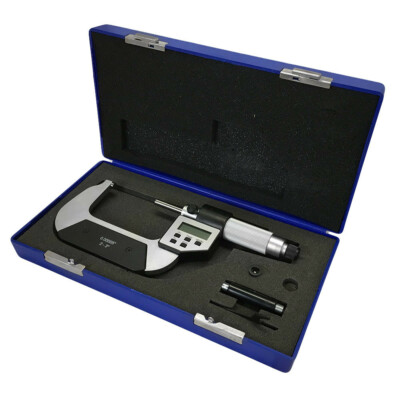 IP54 5-Key Electronic Digital Outside Micrometer 0.00005'' Range 2-3 ...
