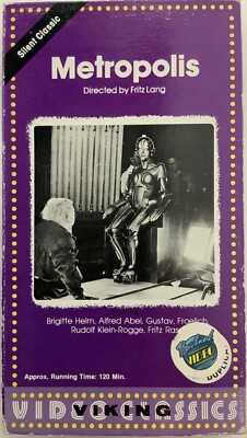 Metropolis 1986 VHS Brigitte Helm VHSshopCom | eBay