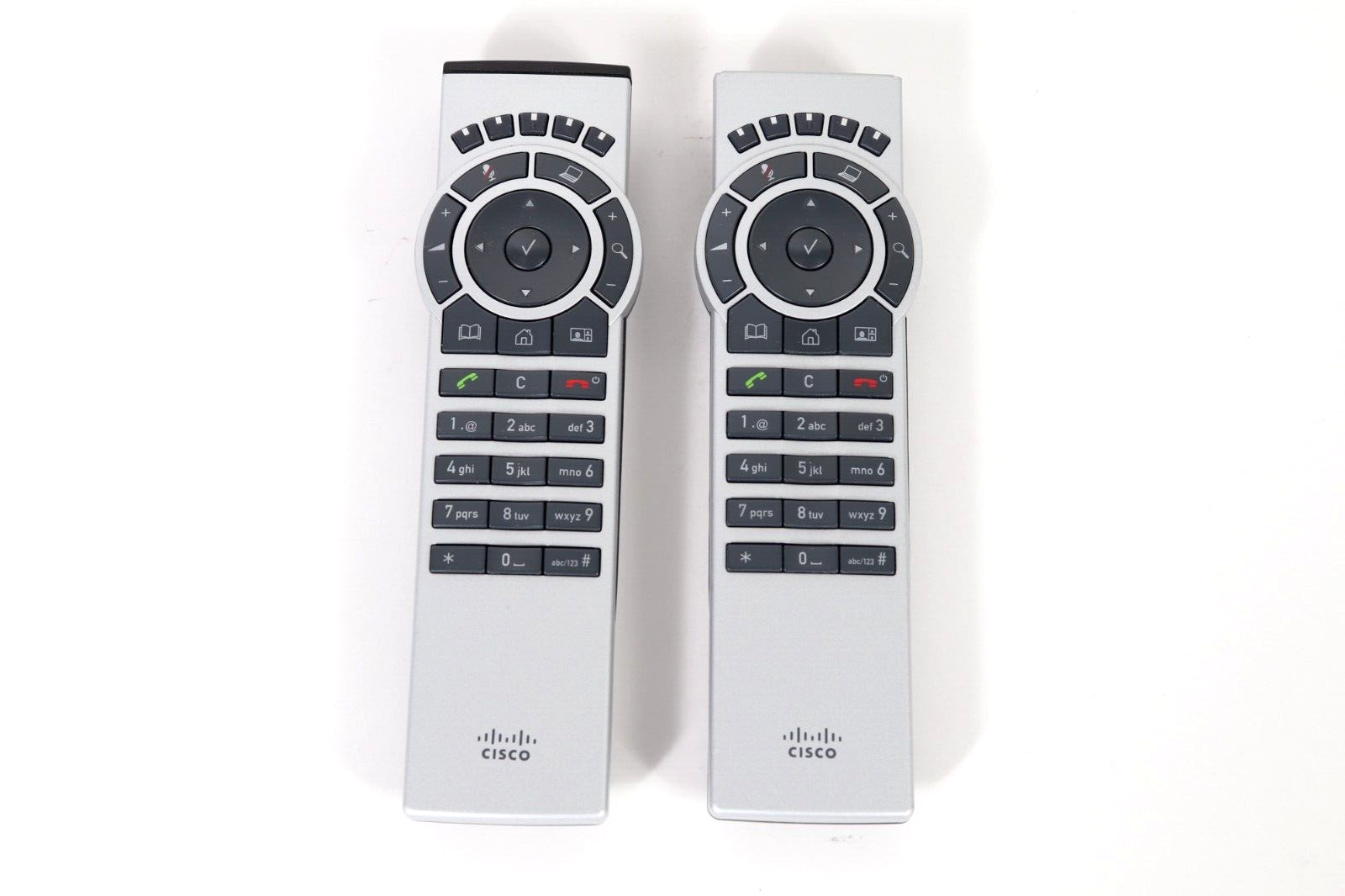 Lot of 2 Cisco TRC V 800-34911-01 B0 Remote Control VTC Systems - No ...