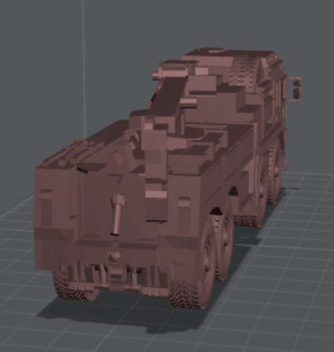 British Army MAN SVR simple model recovery truck RESIN 3D printed ...