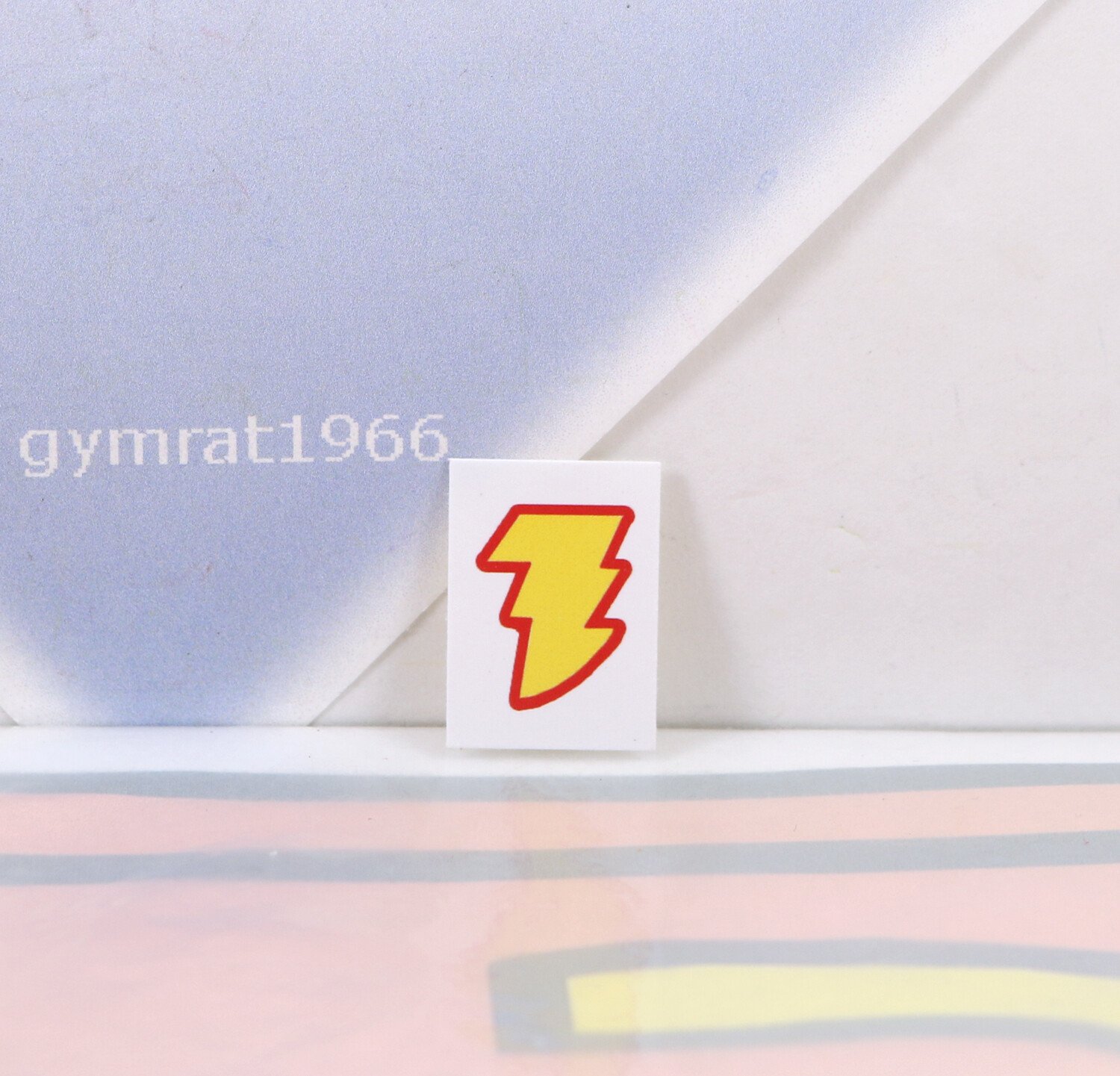 Mego Shazam UNCUT Sticker For Vintage WGSH DC Comics Action Figure ...