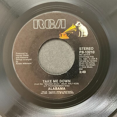 Alabama, Take Me Down / Lovin' You Is Killin' Me, 7" 45rpm, Vinyl NM | eBay
