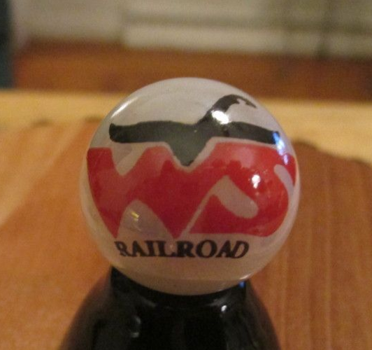 Marbles-WS Railroad Logo-White/Pearl Jabo Marble#31-.935"=23.74mm-17 ...