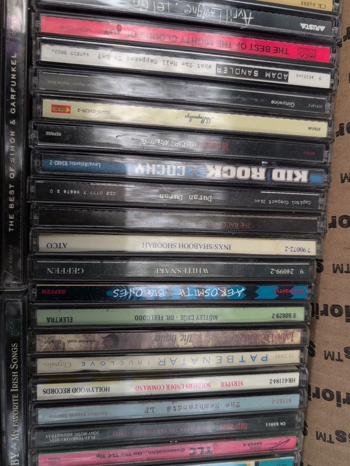 Lot Of 45 Vintage Cd Collection Rock & Roll 🔥Estate Sale CDs, See Pics ...