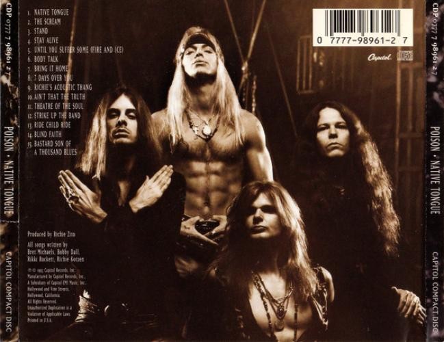 Poison - Native Tongue (CD, Album) (Very Good Plus (VG+)) - [Location ...