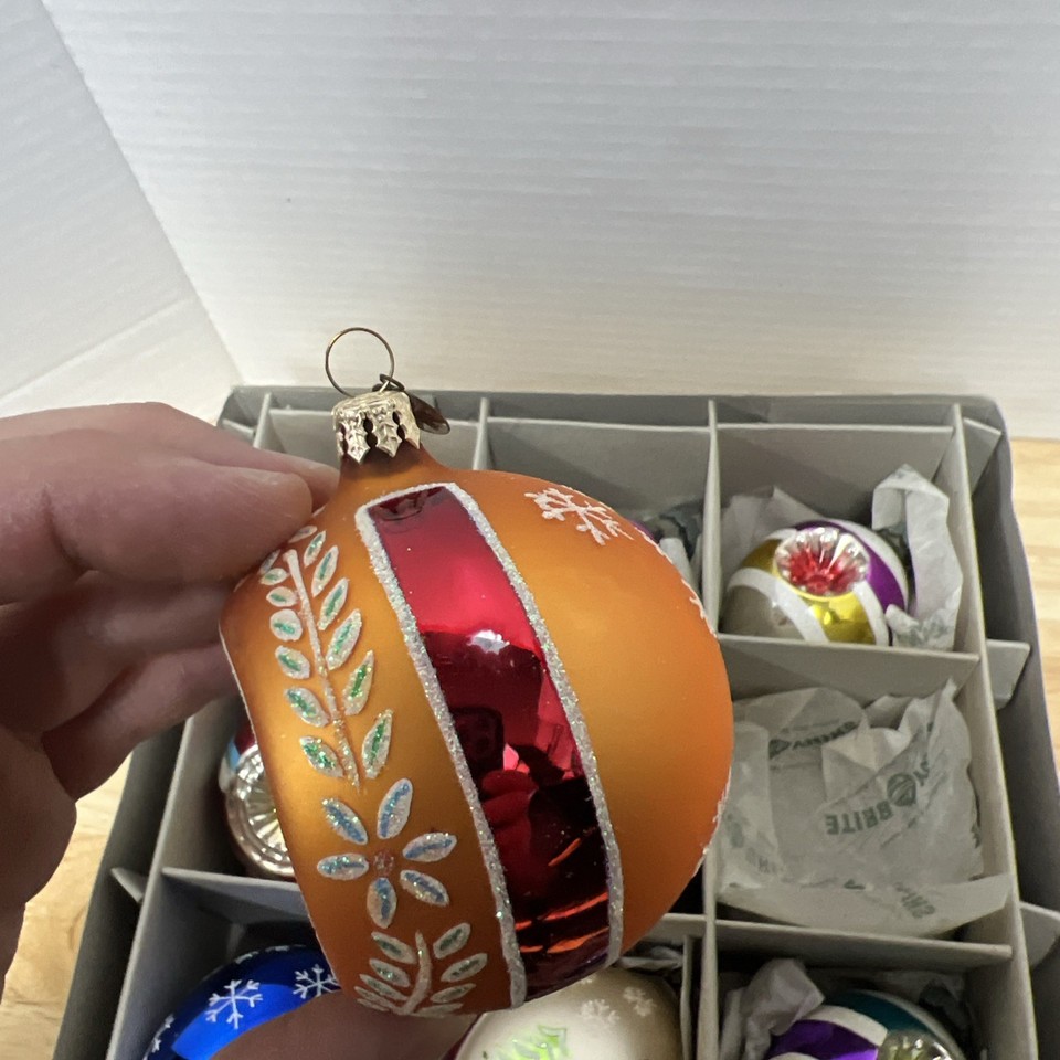 Christopher Radko Shiny Brite 12 **2 Boxes** | eBay