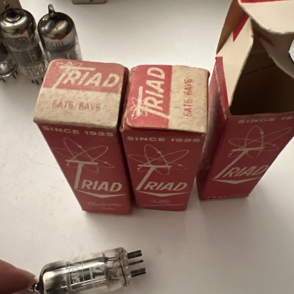 3 AUDIO TUBES- NOS 6AT6 / 6AV6 Audio Vacuum Tubes Triad | eBay