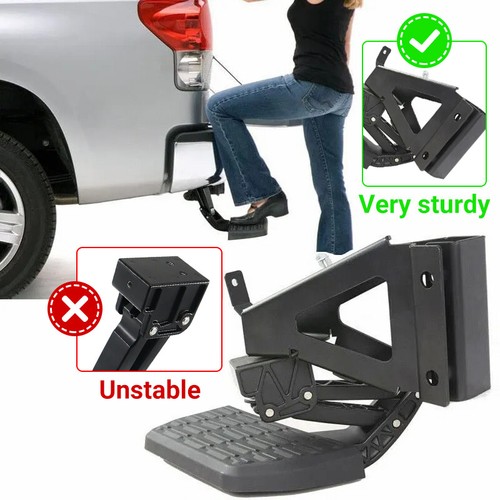 Fits 2015-2022 Ford F150 Pickup Rear Bumper Side Trunk Bed Step Matte ...