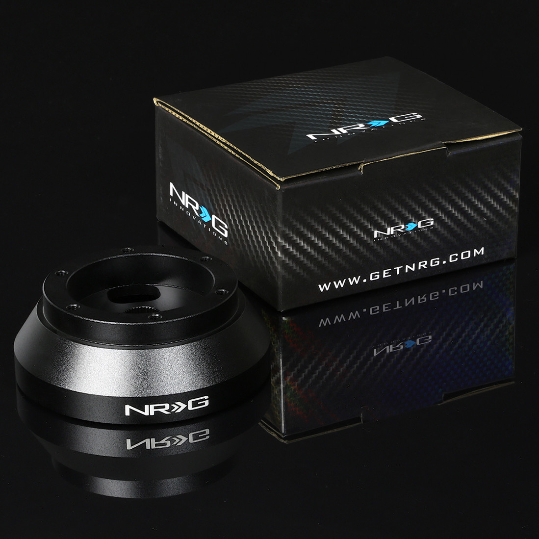 NRG 177H HUB+GEN 3.0 QUICK RELEASE+3"DEEP DISH BLACK WOOD STEERING ...