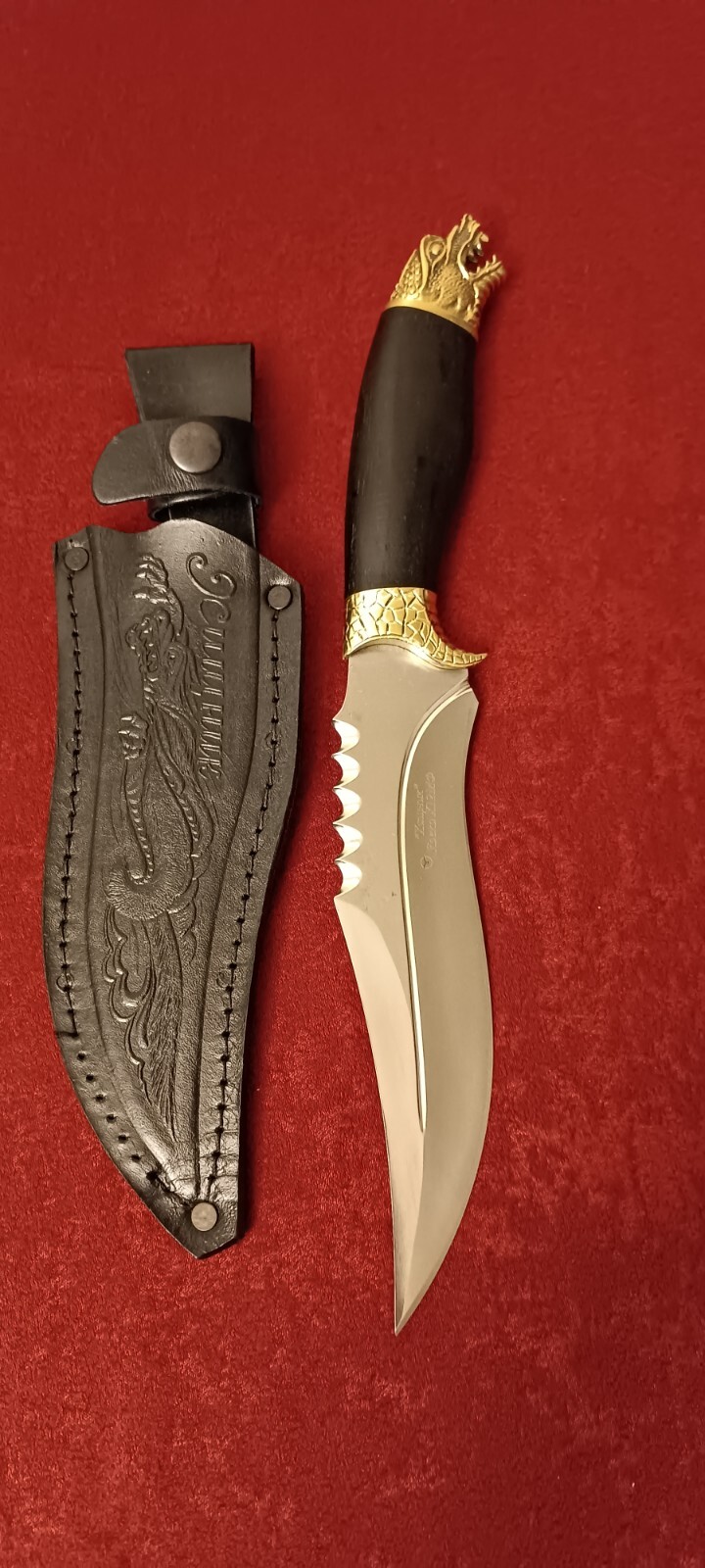 Knife hunting cutting tourist. Steel H12MF forged | eBay