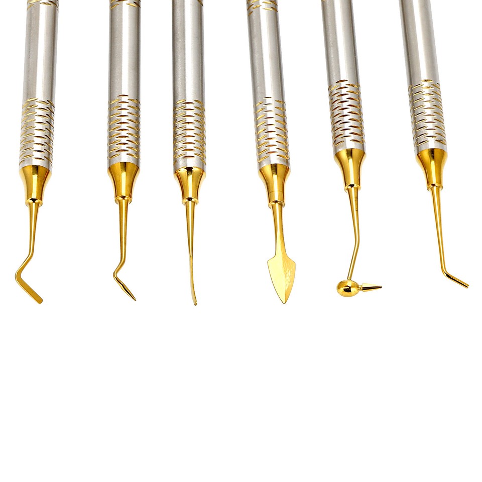 6pcs Dental Composite Resin Filling Spatula Repair Tool Restorative ...