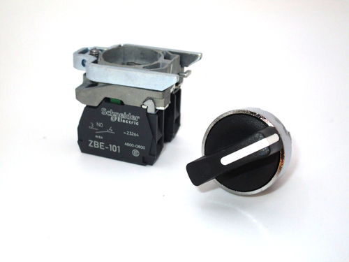 XB4BD25 SCHNEIDER Harmony 22mm BLACK selector switch 1NO+1NC Fast ...