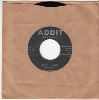 THE RAMBLERS - DEVIL TRAIN/RAMBLING - ADDIT RECORDS 45- GREAT SHAPE | eBay
