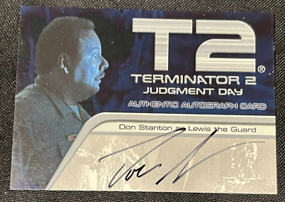 Artbox Terminator 2 Judgement Day Don Stanton Lewis the Guard Autograph Card AA | eBay