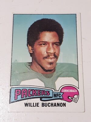 Willie Buchanon Green Bay Packers 1975 Topps Card #286 | eBay