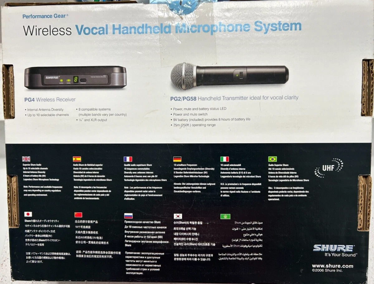 Shure Wireless Microphones Pg2