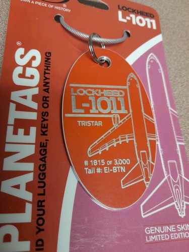 Cool Back! Lockheed L-1011 Genuine Skin Plane Tag / Planetags | eBay
