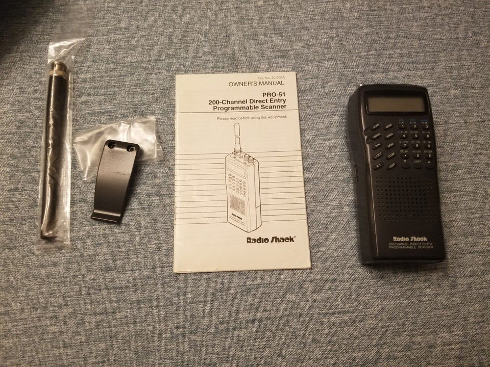 Radio Shack scanner model Pro-51 | eBay