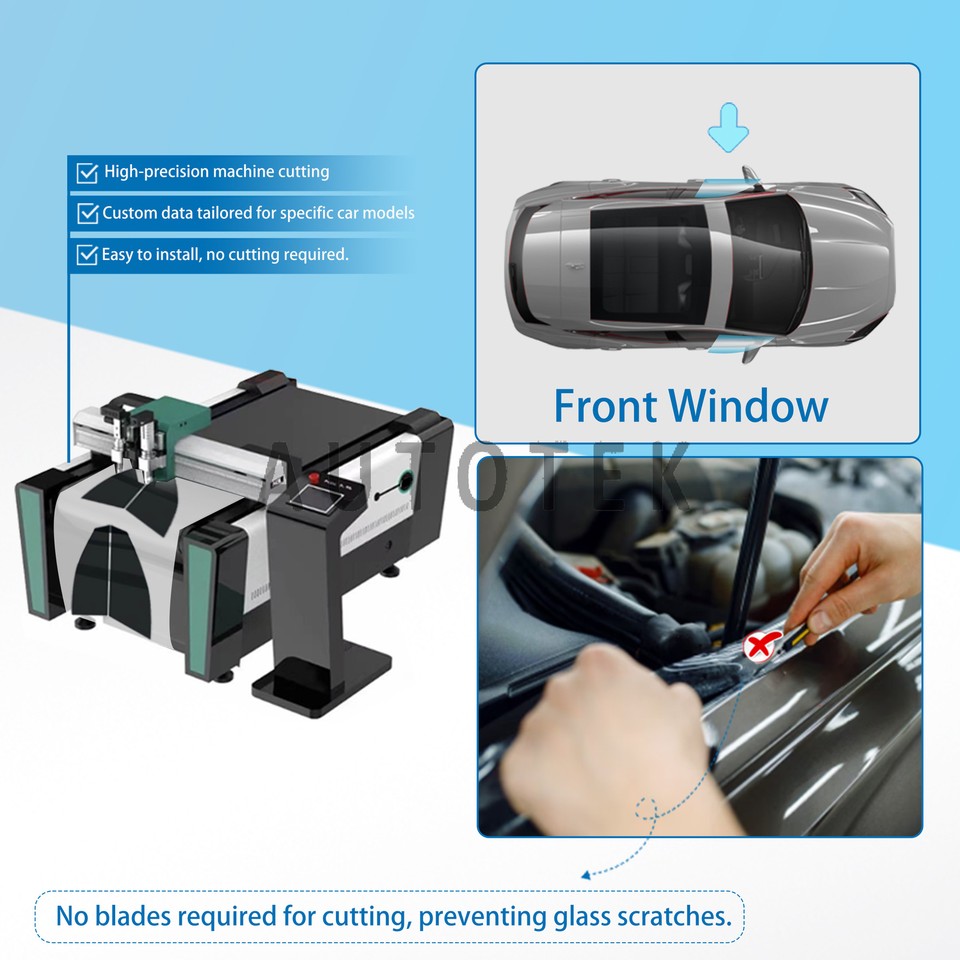 PreCut Film Front Two Door Windows Any Tint Shade For GMC Acadia 2017 ...