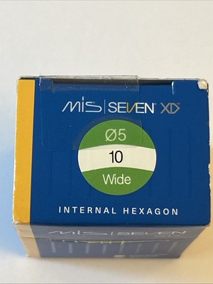 MIS Seven XD Internal Hex Implant 5x10 Wide | eBay