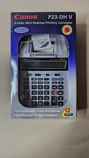 Canon Mini Desktop Printing Calculator P 23 DH V for sale online | eBay