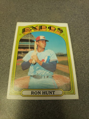 1972 Topps Baseball Ron Hunt #110 Montreal Expos | eBay