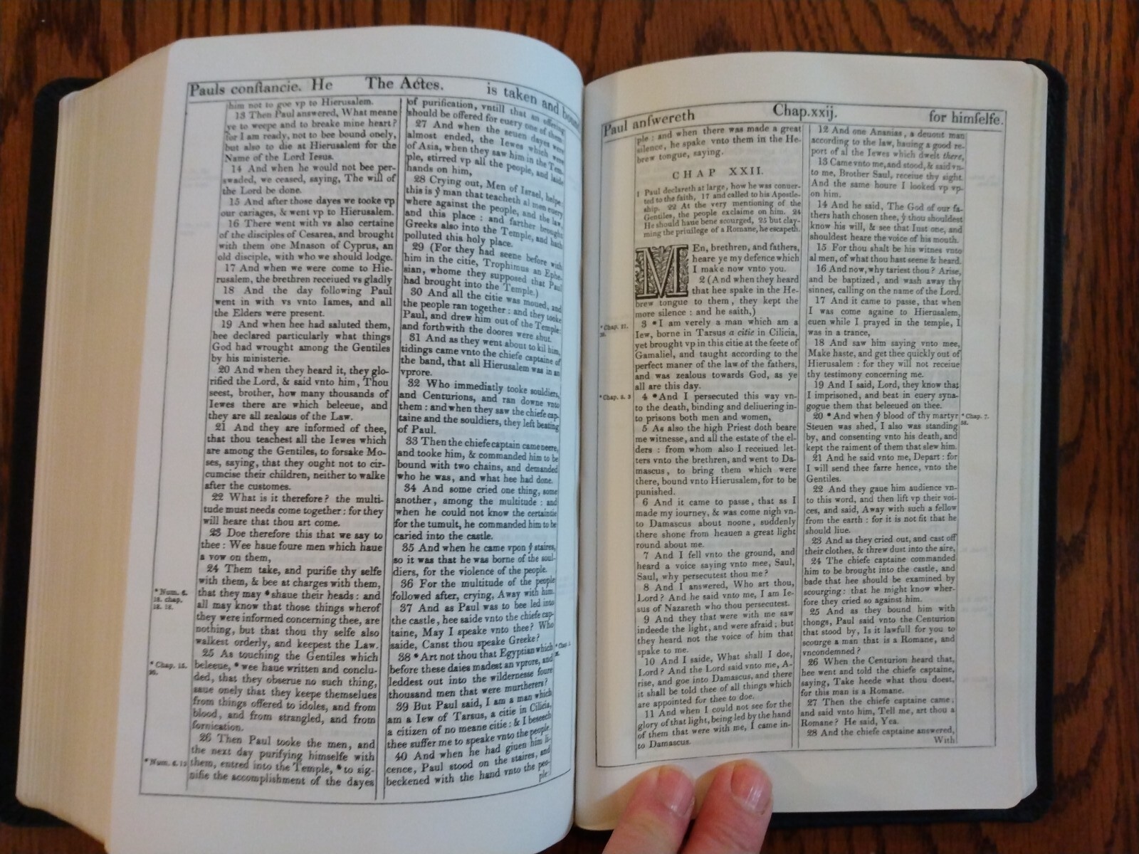 KJV 1611 Bible 400th Anniversary Edition Genuine Leather ~ with ...